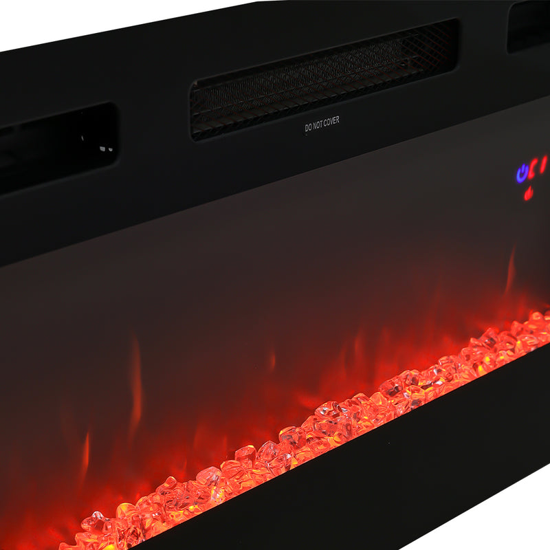 Modern Large TV Unit with Fireplace and Storage – Smallbee UK